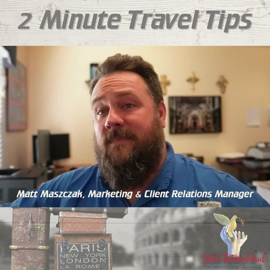 Finding Your Group at the Airport - Select International Pilgrimages ...